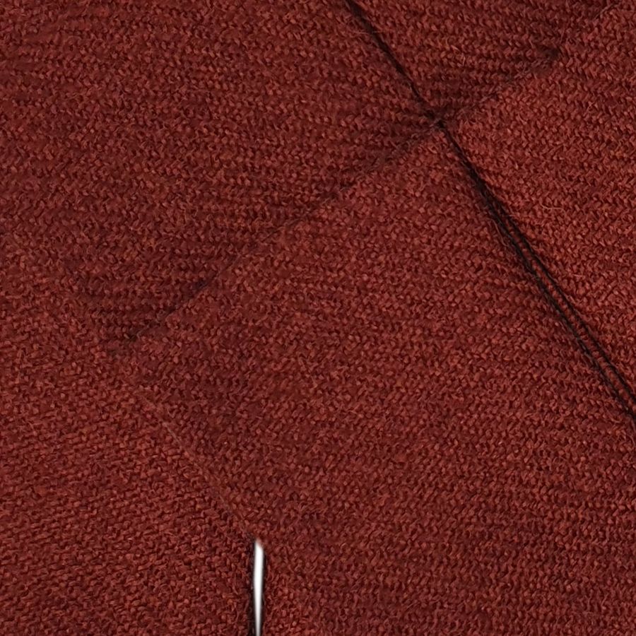 Red Tweed Garter Flashes to tone with kilt - Kinloch Anderson