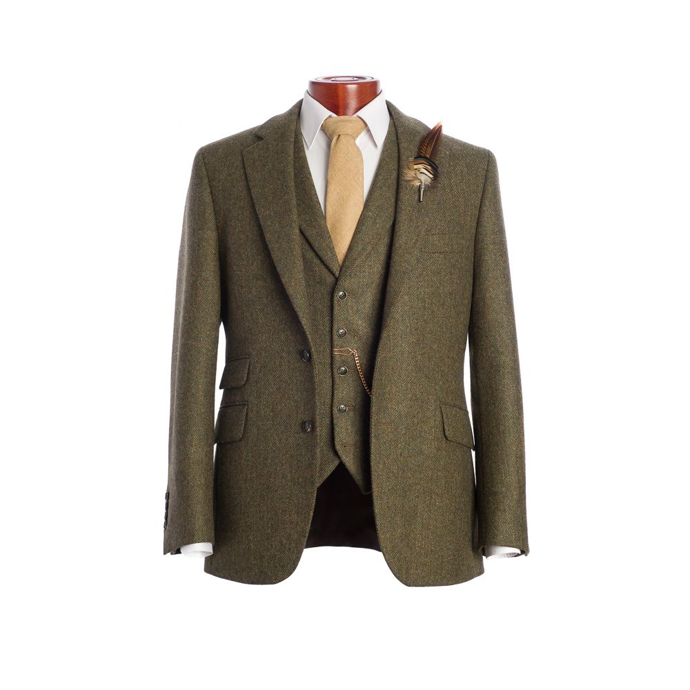 The Kinloch Tweed Jacket in Green - Kinloch Anderson