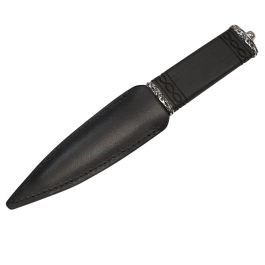 Small Celtic design Handle Sgian Dubh with Leather Scabbard - Kinloch ...